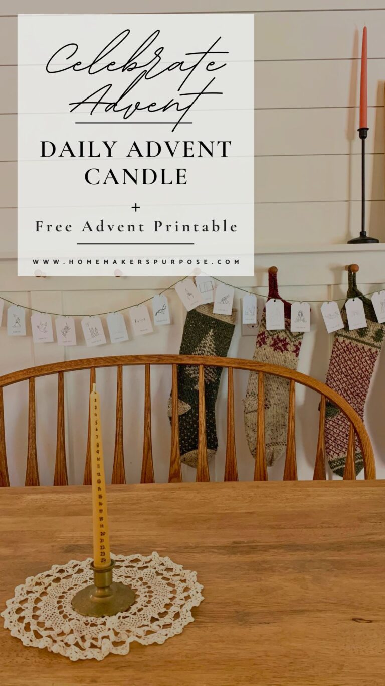 How To Have A Christ Centered Christmas: Advent Candles + Free Advent ...